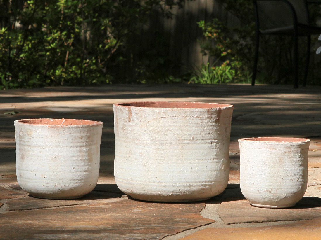 English Tumbled Pots- Set of 3 – Pottery & Beyond